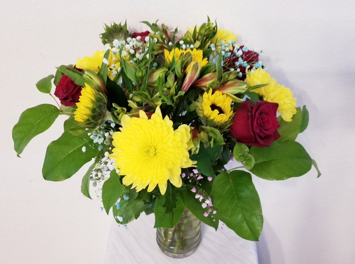 Contemporary Sunshine Arrangement – LeLe Floral
